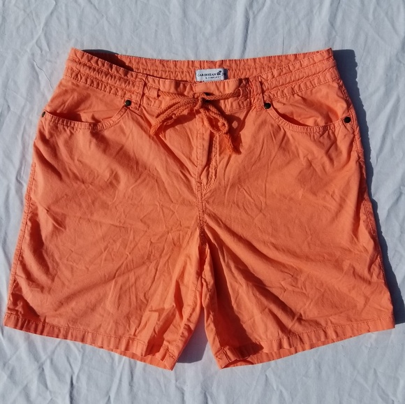 Caribbean Joe | Shorts | Caribbean Joe Shorts Peachy Orange Color ...